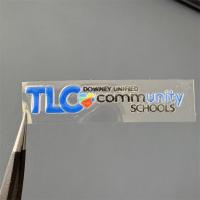 China Custom UV Stickers For Pens / Personalized Pen Decals / Logo Stickers For Water Bottles Pens for sale
