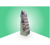 China Custom Strong POS Cardboard Floor Display 15 Cells For Promote Fruit Keeper for sale