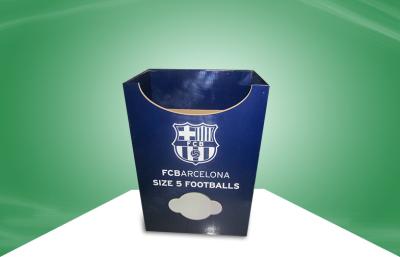 China Blue Plush Toys / Football Cardboard Storage Bins Double - Wall EB Flute for sale