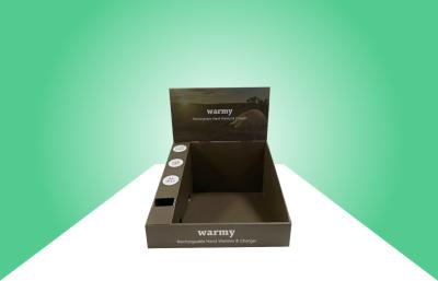 China Biodegradable Cardboard Counter Display Matte Finish For Promoting Warmy Charger for sale