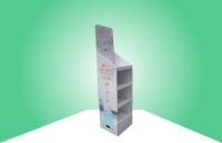 China Robust POS Cardboard Floor Display 4 Shelves For Selling Noise Machine for sale