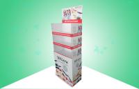 China Recylable pos cardboard display stands for Snacks With Stackable PDQs for sale