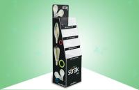 China Black Four Shelf Durable Point Of Sale Cardboard Displays Glossy Finish for sale