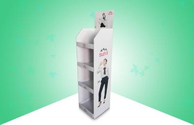 China Four Shelf Custom POS Cardboard Displays Selling Bottled Water , Strong Configure for sale