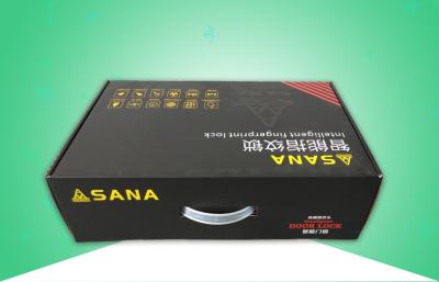 China Matt Finish Custom Printed Gift Boxes For Fingerprint Lock , Corrugated Cardboard Boxes for sale