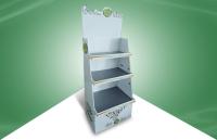China Customized Three Tier Corrugated Cardboard Displays Used In Beauty Care Products for sale
