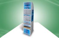 China Custom Adjustable Shelf Cardboard Display Stands For Vacuum Cups , 4C Printing for sale