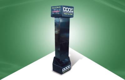China Black Six Side Show Cardboard Hook Display Uv Coating 100% Eco - Friendly for sale