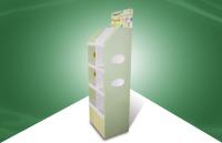 China 4 Tire POS Cardboard Display Shelf Cardboard Retail Display Stands for sale