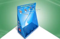 China Blue Point of Purchase Cardboard Hook Display Unit for Culicide for sale