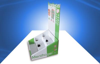 China Two Tier Cardboard Countertop Displays Storage Box for Nursingcare Products for sale