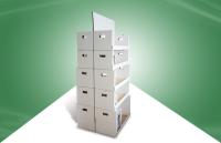 China Five Shelf Double - face - show Cardboard display racks for Home Products for sale