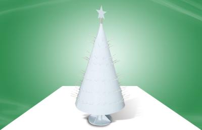 China White Unique Design Cardboard Hook Display Stand For Christmas Gifts for sale