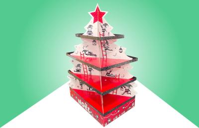 China Custom Christmas Tree Pallet Display for Retail Stores for sale