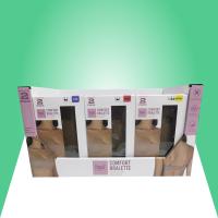 China 50 Units Per Carton Durable Cardboard PDQ Tray Display with 4 Trays Stacking Up and 80kgs Loading Capacity for Retail Merchandising for sale
