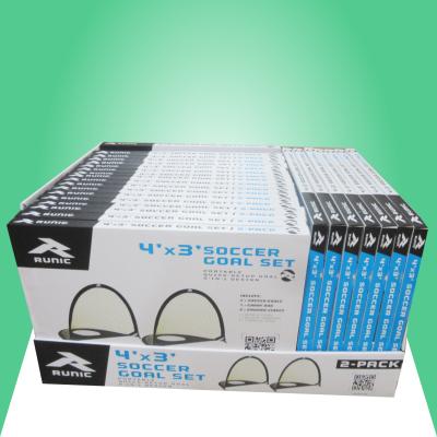 China 15 X 10 X 8 Inches Durable Cardboard PDQ Tray Display with Shelf-ready Packaging for Retail Merchandising for sale