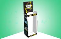 China Easy Assembly Cardboard Display Stands Caser Stacker Display With Two Shelves for sale