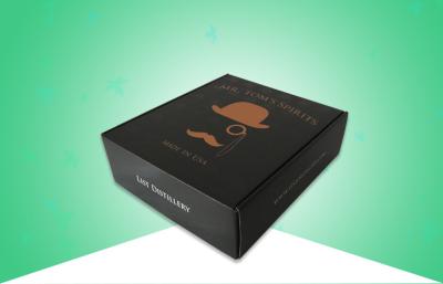 China Hard Design Gift Packing Boxes Spot UV Corrugated Paper Board For Packing Wine for sale