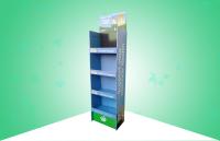 China Medicine Cardboard Pos Displays Stand Strong Design Glossy Finish With 4 Shelves for sale