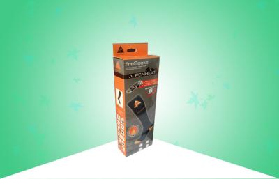 China 400gsm Art - Paper Packaging Boxes Firm Concise Design For Packing Fire Socks for sale