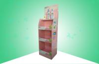 China Heavy Duty 3 Shelf Cardboard Free Standing Display Units With Charming Design for sale