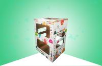 China Kid Tool Cardboard Dump Bins Display Units , Cardboard Display Box Matt Finish for sale