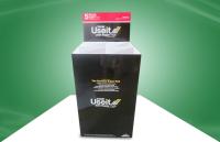 China Four Cell Recyclable Black Point Of Sale Cardboard Display Stands Eye Catching Design for sale
