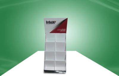 China Customized Durable Cardboard Countertop Displays With Offset Printing Brochure Holder for sale