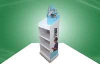 China 4-Shelf Cardboard Display Stands UV / Matt Lamination For Kid Tracking Mobile for sale