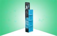 China 4 Shelf Heavy Duty Cardboard POS Display Stands Long Lasting With Supporting Bars for sale