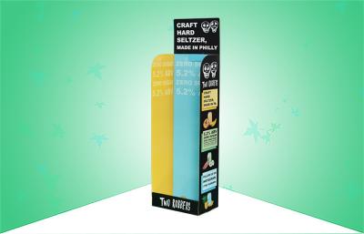 China Beer / Drinks Pos Cardboard Display Stands High Strength Easy Assembling for sale