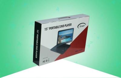 China Corrugated Custom Printed Paper Boxes Pack DVD Player With Glossy Lamination for sale