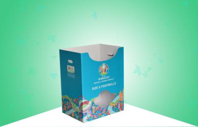 China Retail Cardboard Dump Bin Display Units Double Wall Eco - Friendly With Matt Finish for sale