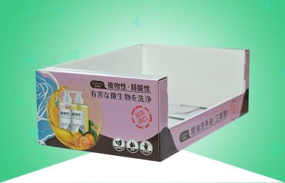 China Double Wall Robust PDQ Cardboard Trays With Hand Sanitizer for sale