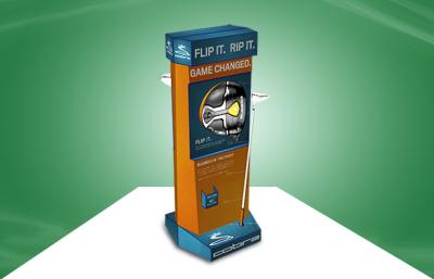 China Golf  Pole POP Cardboard Display Stands With Eye - catching Design for sale