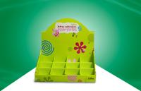 China Cardboard Countertop Displays With Dividers Recyclable & Working As Shipping Carton for sale