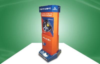 China Lanimation Golf Pole Corrugated Cardboard Display Stands With Eye - catching Design for sale