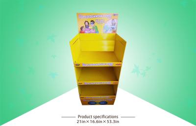 China Eye Cataching Custom POP Cardboard Displays Easy Assembly Free Standing for sale