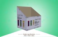 China Retail Cardboard Beach Towel Dump Bin Display Eco - Friendly Material With Glossy Lamination for sale
