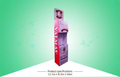 China Ecomonic POP Cardboard Wine Display Stands With Easy Assembly Design for sale