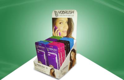 China Custom Mobile Case Cardboard Countertop Display With 4 Colors Environmental Offset Printing for sale