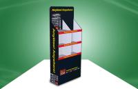China Customized Black Dinnerware Cardboard Free Standing Display Units 350gsm for sale
