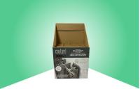 China Heavy Duty 5 Ply Cardboard Dump Bin Displays For Curtain Rod To Costco Store for sale