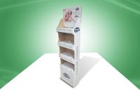 China Eco-Friendly POP Cardboard Retail Displays With TV Screen On Top Header for sale