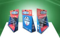China Custom Comodity Promotional Cardboard Countertop Display  With Plastic Hook  Hanging Special Freshener for sale