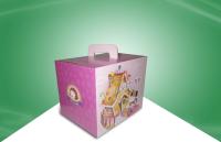 China Small Recyclable Corrugated Paper Food Packaging Boxes OEM / ODM with PET Sheet for sale