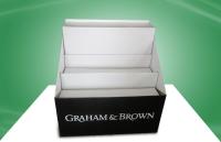 China Black Wall Paper POS dump bin display Under Graham And Brown Brand for sale