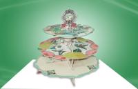 China Three tier Cake Cardboard Standees , Countertop Stand up Display for sale