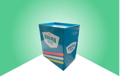 China Custom Cardboard Dump Bin Display For Promoting Beer Case Stacker for sale