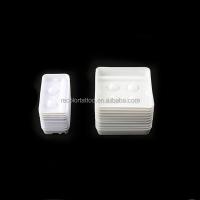 China Mini Tattoo Ink Tray Micro Pigment Cap Permanent Makeup Glue Holder Eyebrow Brush Tool Dental Mixing Tool All Made of Plastic for sale